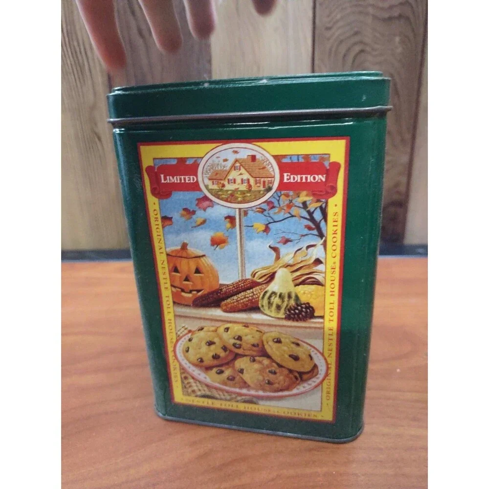 Nestle | Accents | Vtg Nestle Toll House Advertising Tin Seasons ...